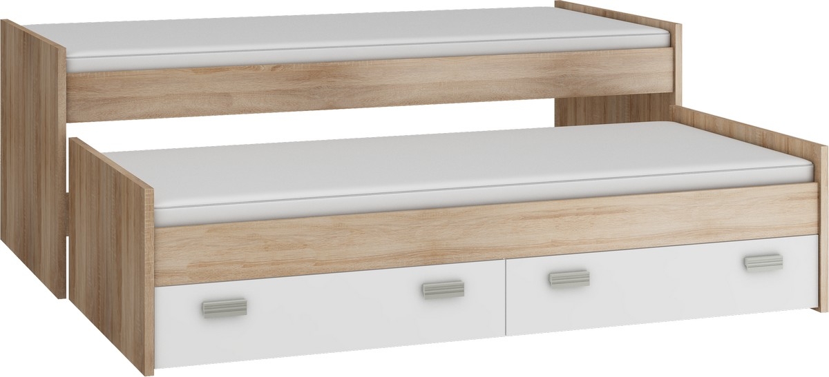 Rozkladacia posteľ 90 cm Kimi KIT 07 (s roštami) | NovyNabytok